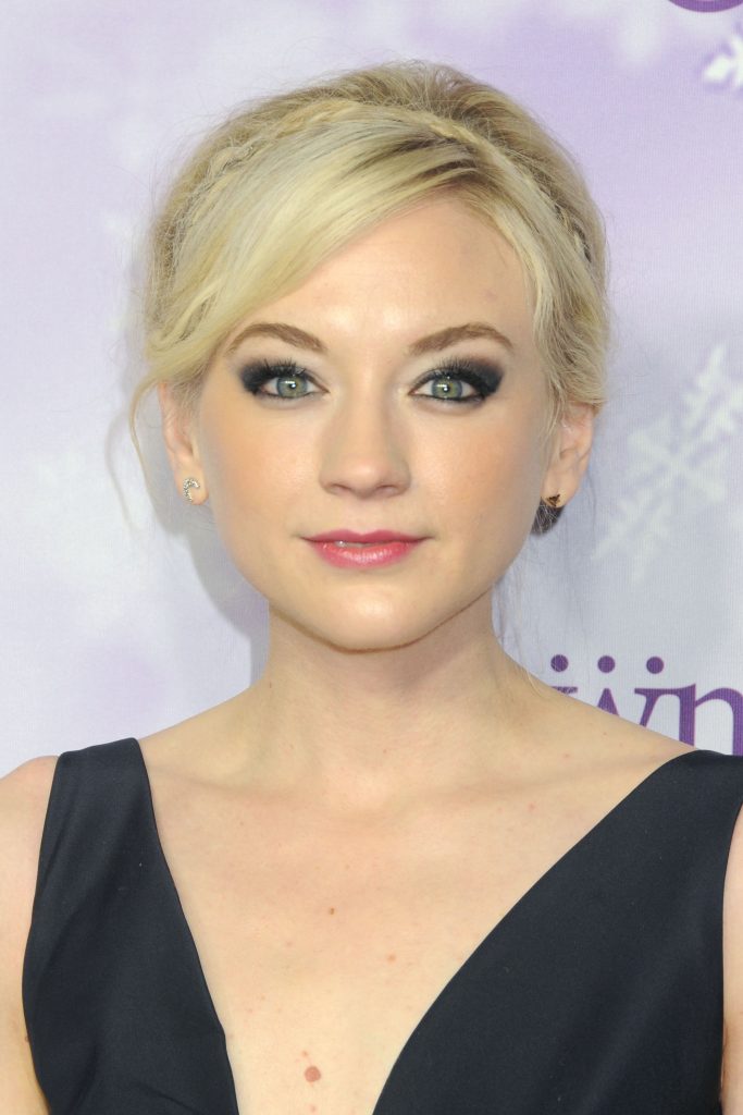Emily Kinney Hallmark Winter 2016 TCA Press Tour Satin - Satiny.org