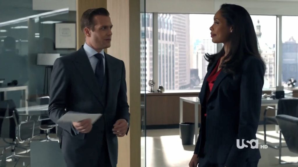 Suits Inside Track Screencaps - Satiny.org